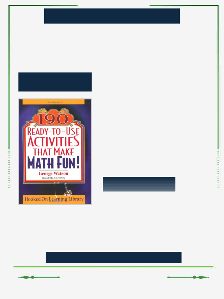 190 ready to use activities that make math fun 1st ed Edition George ...