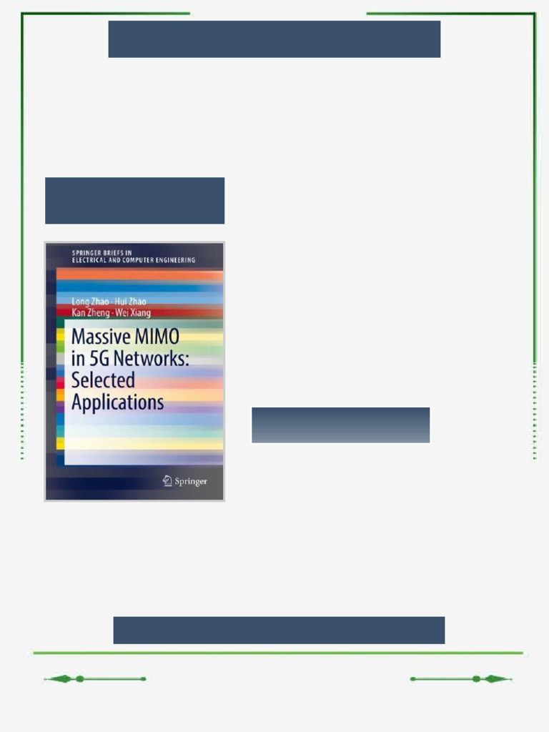 Massive MIMO in 5G Networks Selected Applications Long Zhao fully ...