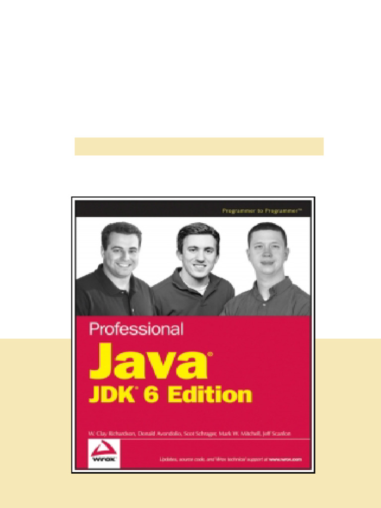 Professional Java Jdk 6 Edition W Clay Richardson Donald Avondolio ...