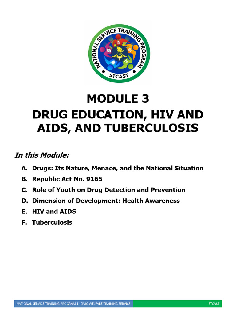 Drug Education and Health Awareness Module | PDF