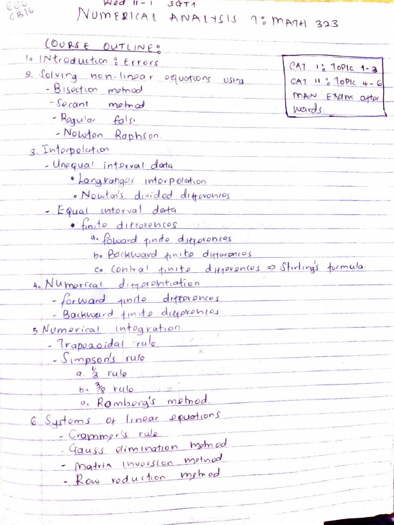 323 Class Note | PDF