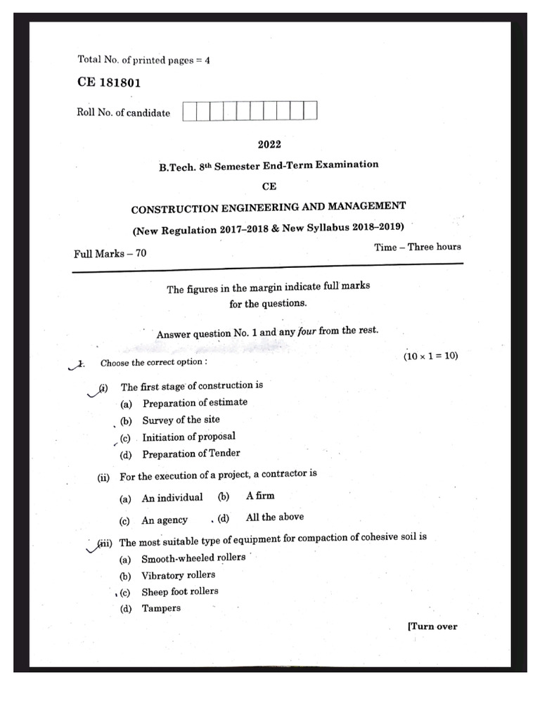 2022 Pyq 8th Sem | PDF