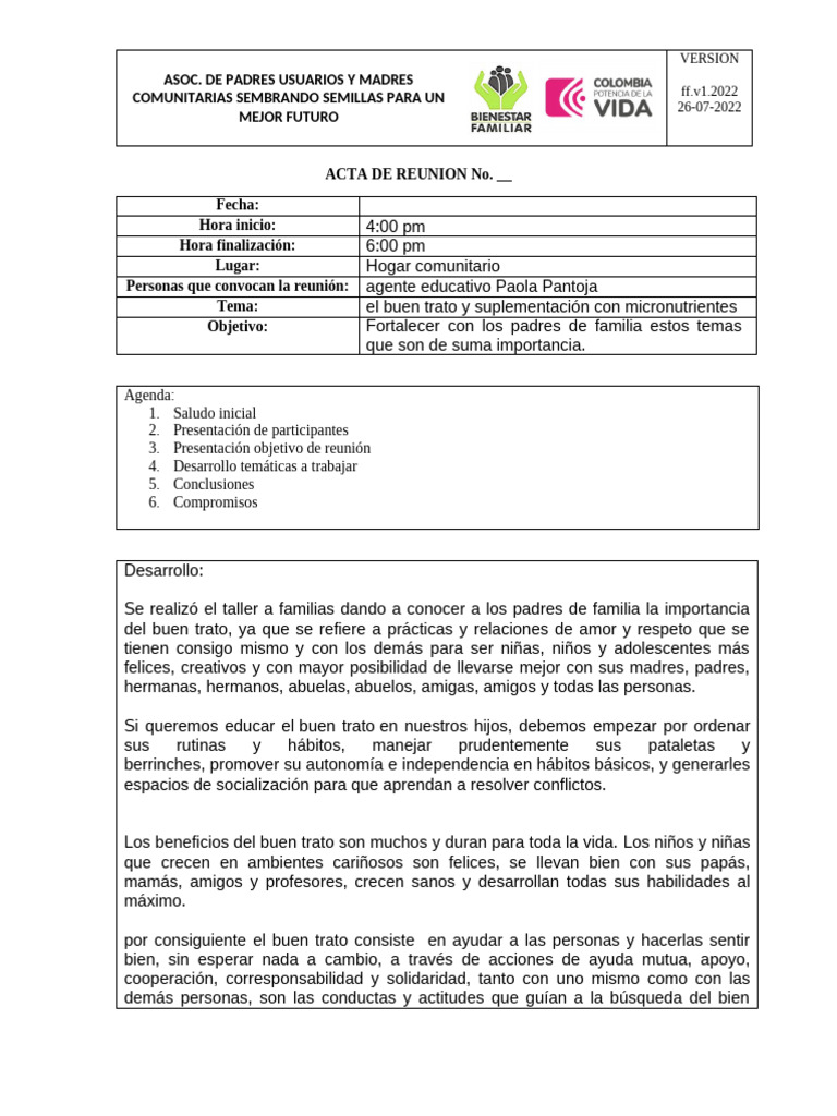 Buen Trato y Micronutrientes | PDF | Vitamina | Nutrientes