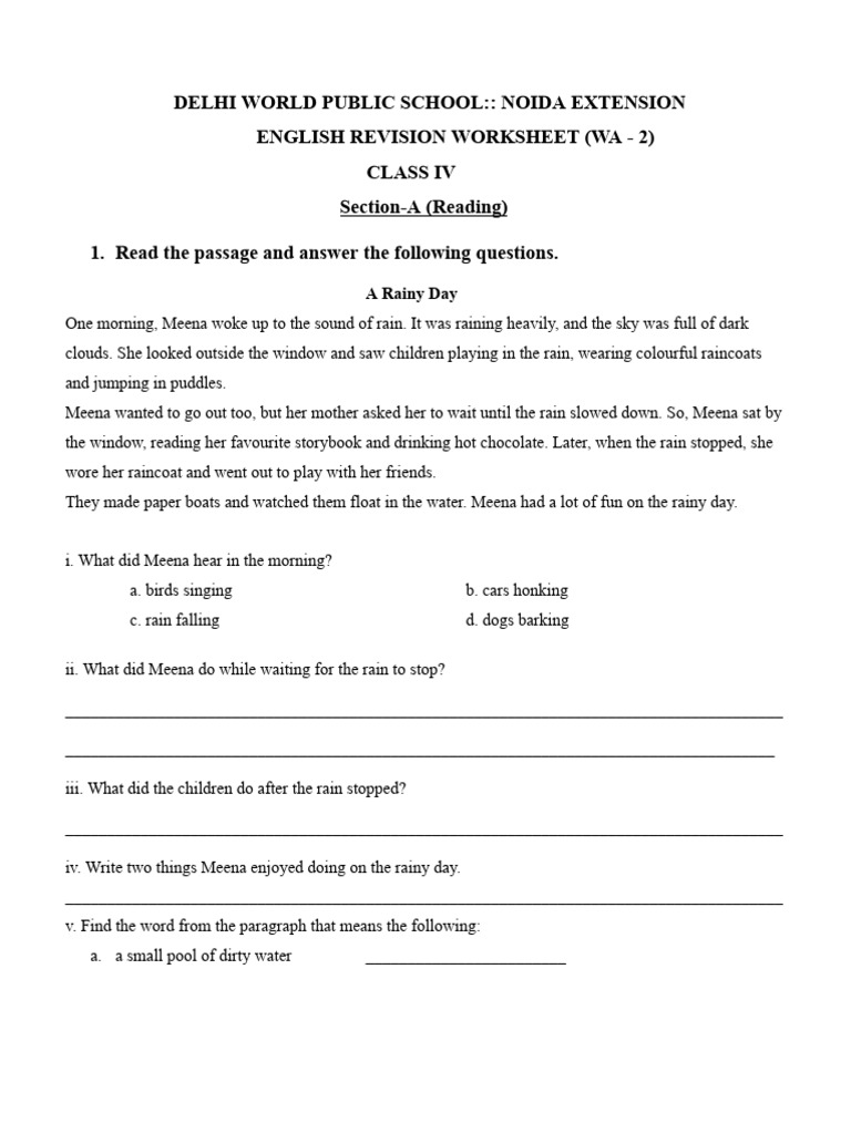 WA 2 Revision Sheet.docx-1 | PDF | Linguistics | Linguistic Morphology