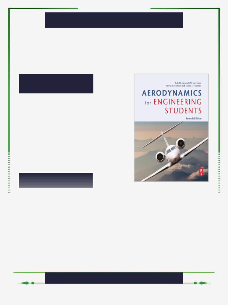 Aerodynamics for Engineering Students 7th Edition E.L. Houghton eBook ...