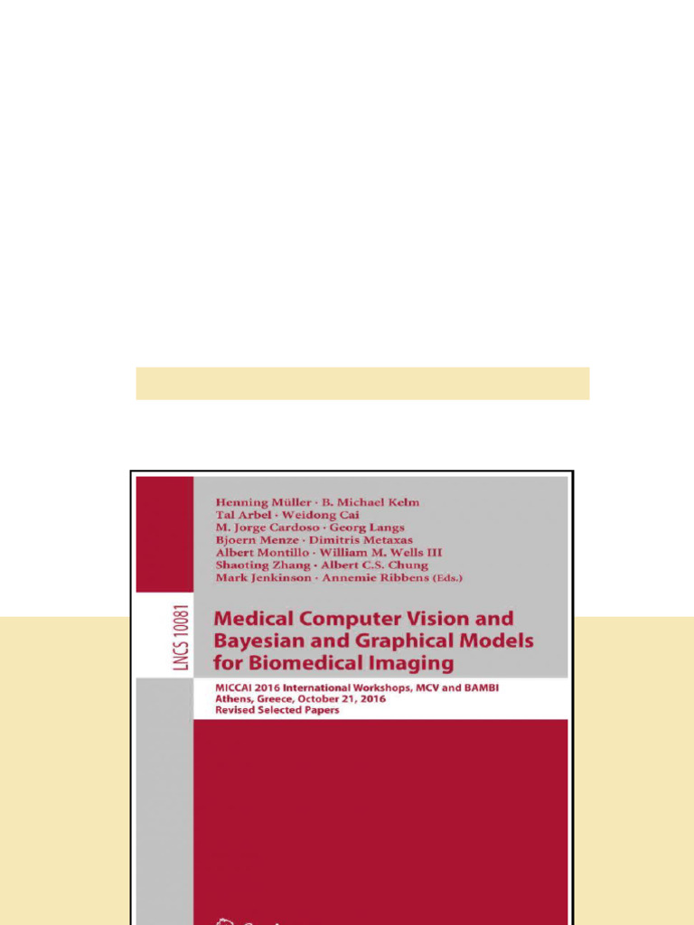 Medical Computer Vision And Bayesian And Graphical Models For ...