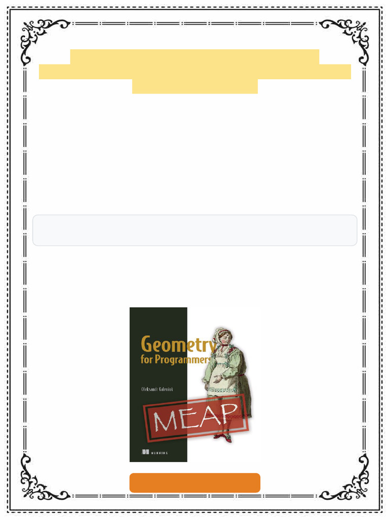 Geometry for Programmers, MEAP Version 3 Oleksandr Kaleniuk eBook ...