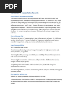 TDOT Organizational Chart Overview | PDF | Economies | Business
