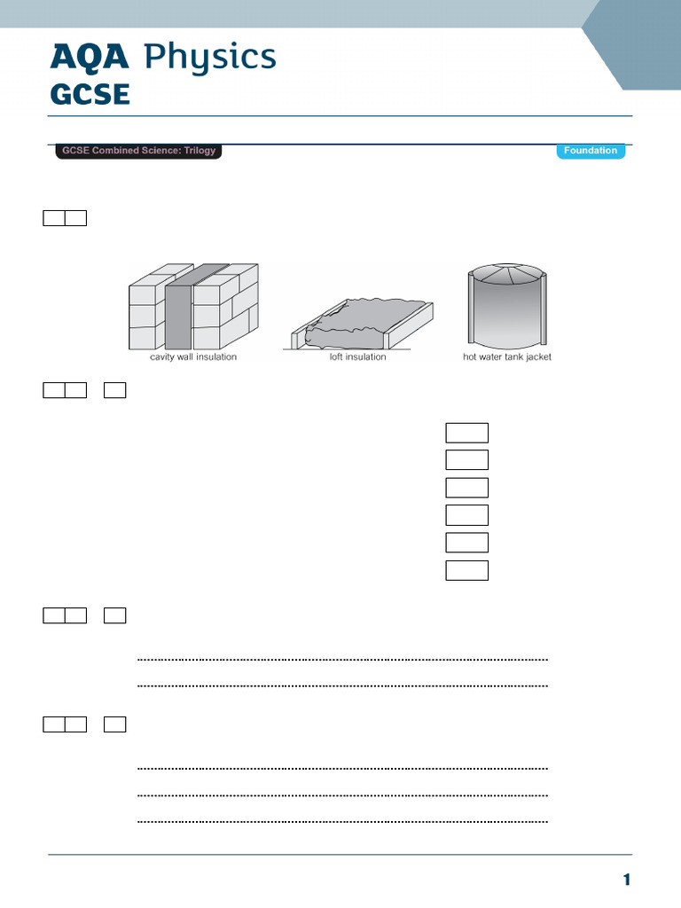 P2 Foundation Combined | PDF | Thermal Insulation | Heat