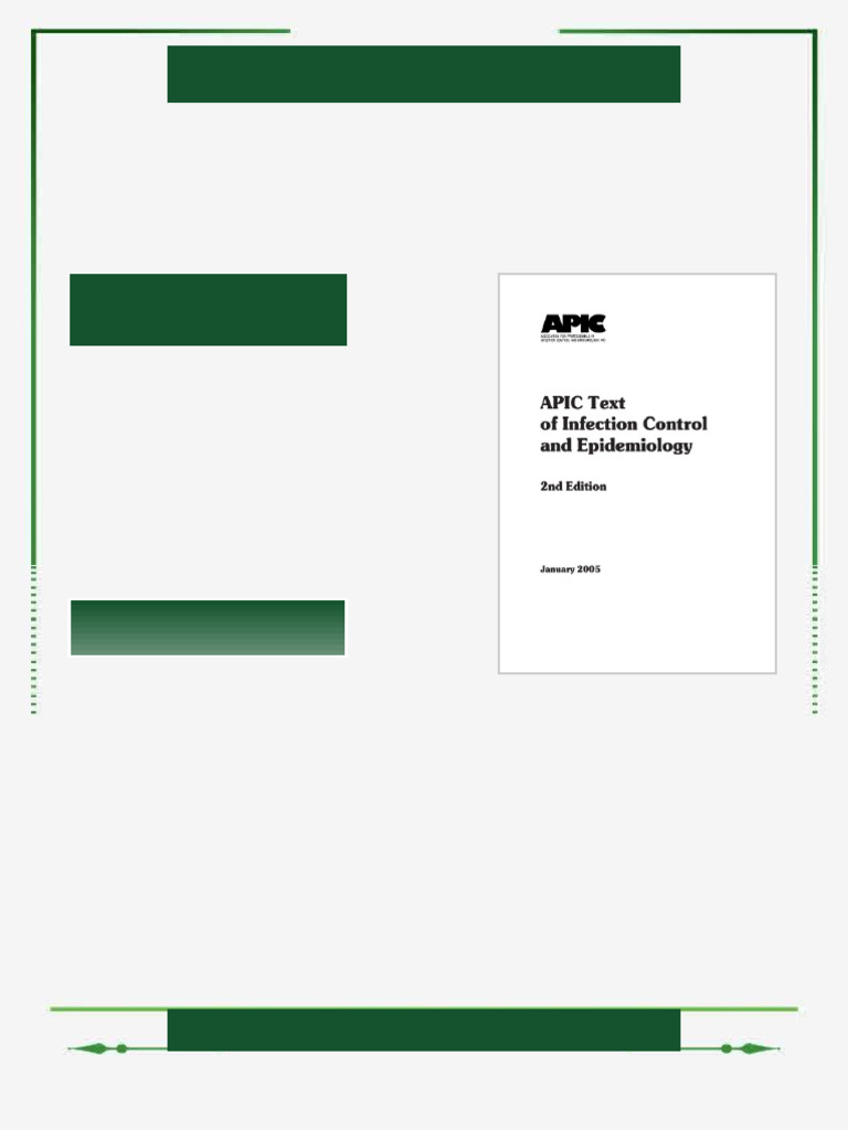 APIC Text of Infection Control Epidemiology 2nd Edition Apic newest ...