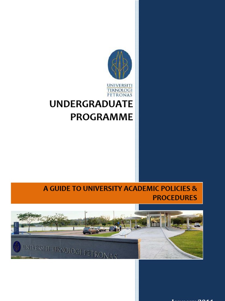 UTP UG Student S Handbook - January 2011 Version-Final Version | PDF