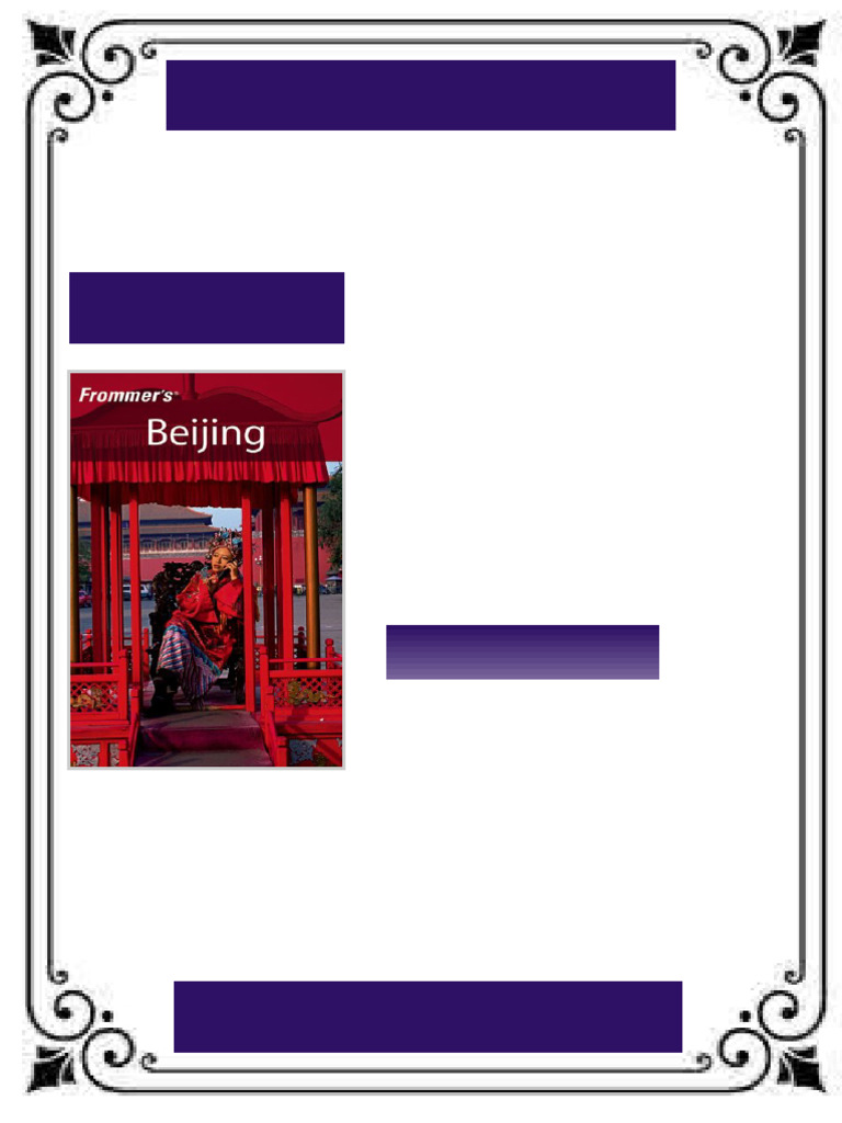Frommer s Beijing 2006 Frommer s Complete 4th Edition Graeme Smith ...
