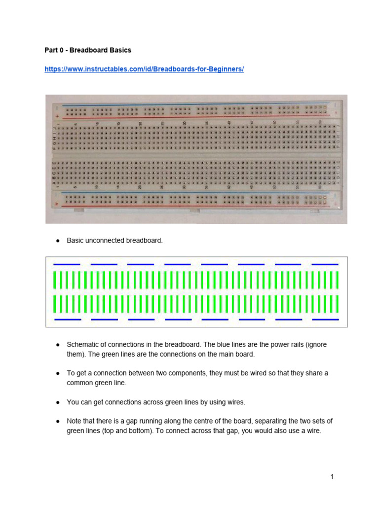 Circuits Lab Breadboard | PDF | Resistor | Electrical Network