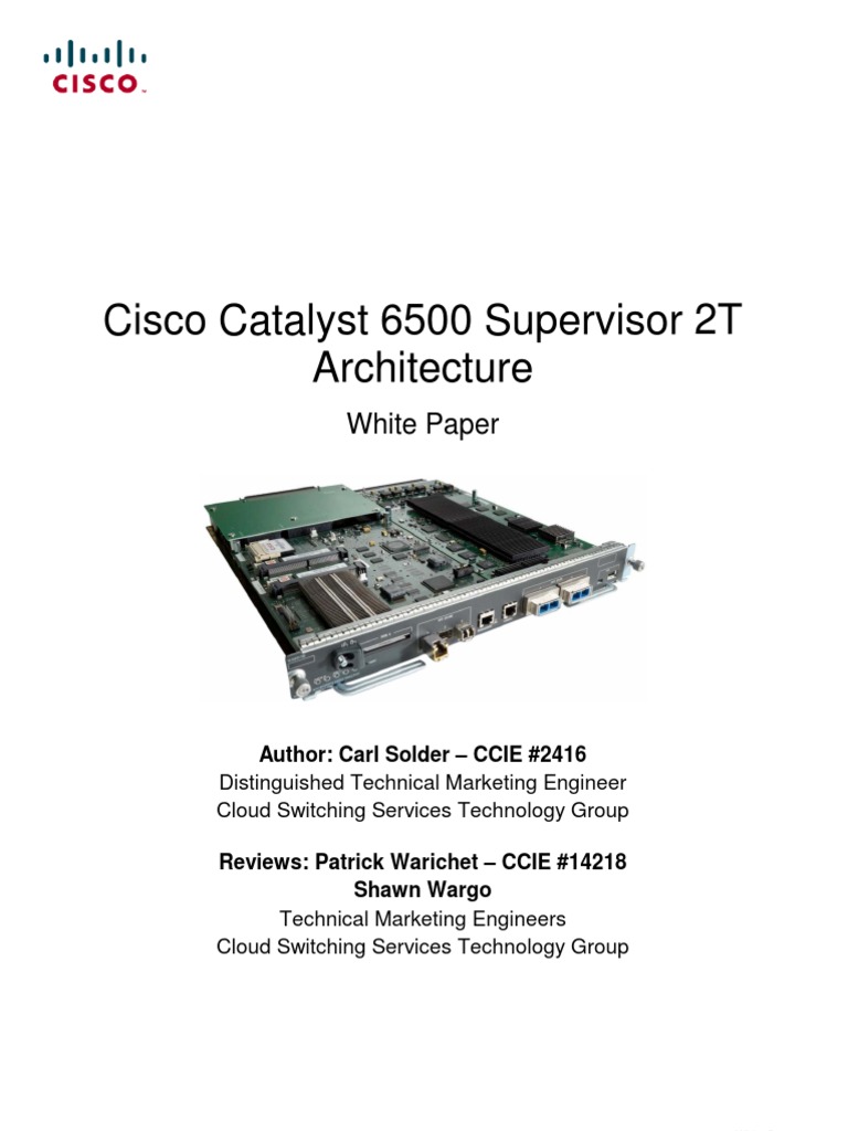 Cisco 6500 Sup 2T Architecture | PDF | I Pv6 | Multiprotocol Label ...