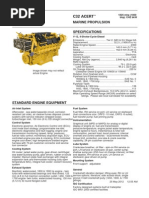 Cat C32 ACERT Spec Sheet - Commercial | PDF | Tugboat | Engines