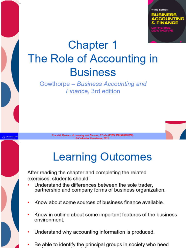 Understanding Accounting in Business | PDF | Taxes | Accounting