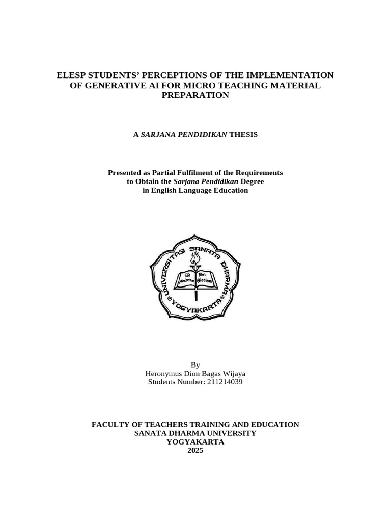 Revised 11 April - Heronymus Dion | PDF | Methodology | Artificial ...