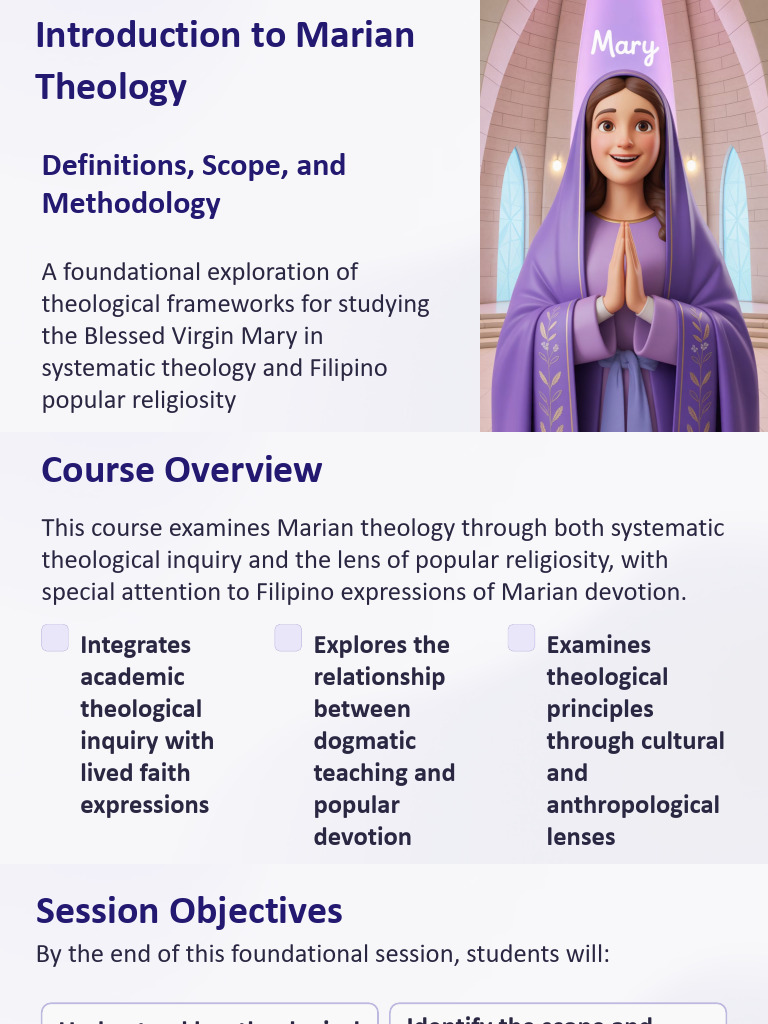 Introduction to Marian Theology Overview | PDF | Mary, Mother Of Jesus ...