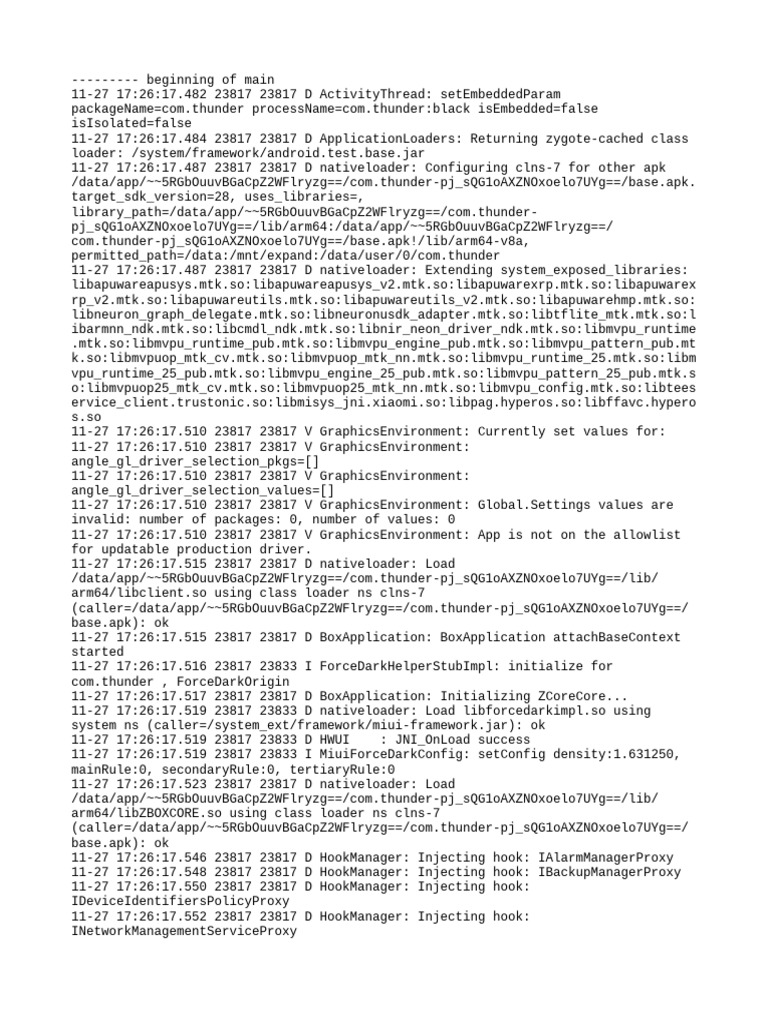 Com.thunder Logcat | PDF | Software Engineering | Object Oriented ...