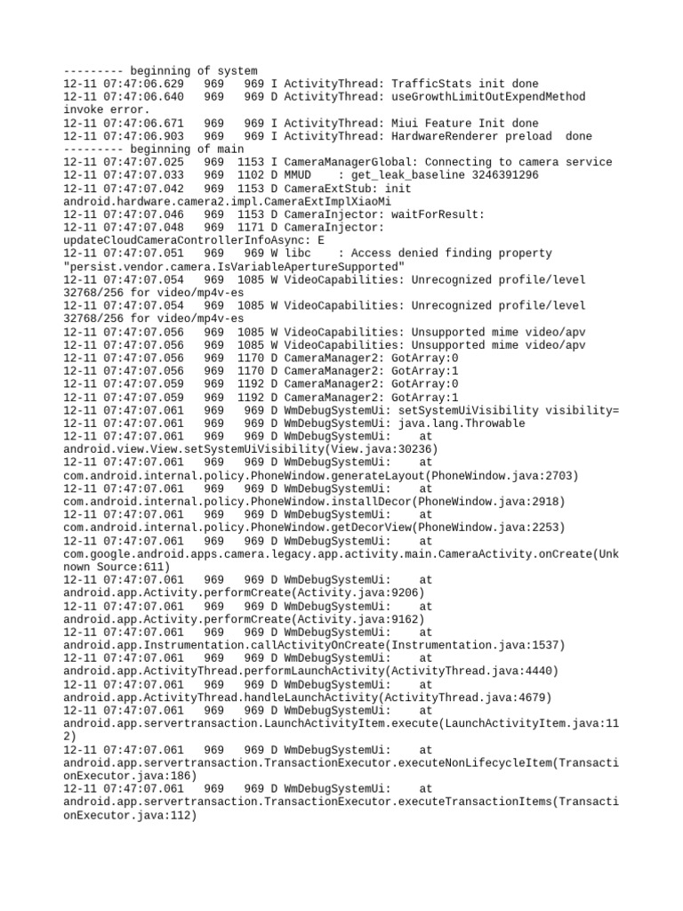 Log Cat 1765414026932 | PDF | Computer Science | Mobile Linux