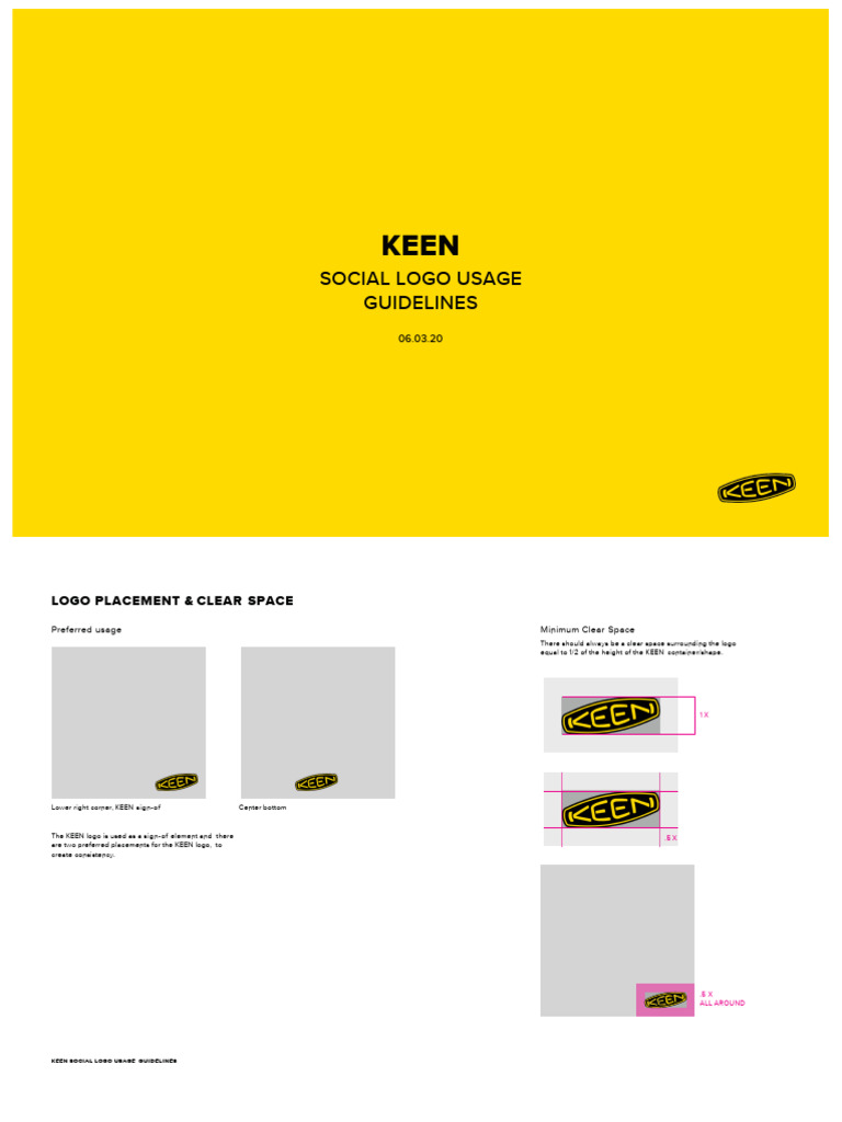 KEEN Logo Usage Guidelines | PDF | Logos
