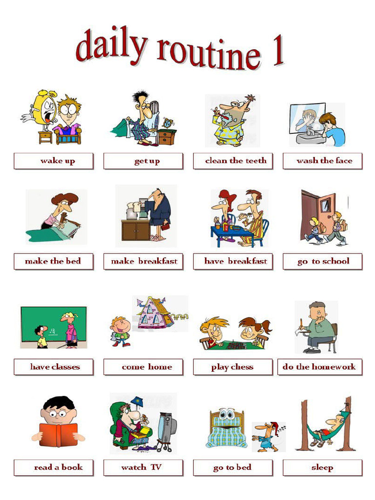 Daily Routines 35664 | PDF