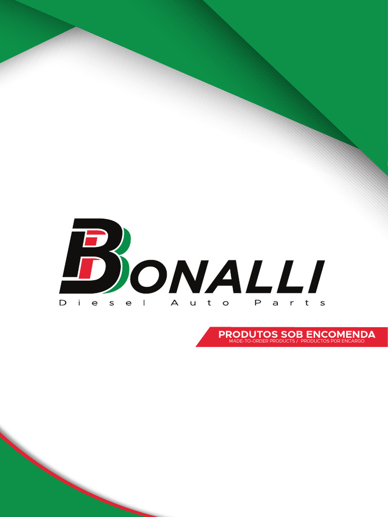 CATÁLOGO BONALLI - ITENS SOB DEMANDA | PDF
