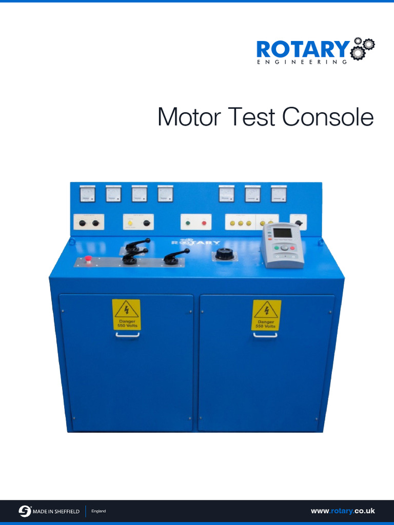 ROTARY ENGINEERING Test Console Brochure Updates January 2024 v3 3 ...