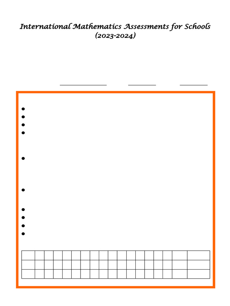 Upper Primary Math Contest Round 2 | PDF | Multiple Choice | Elementary ...