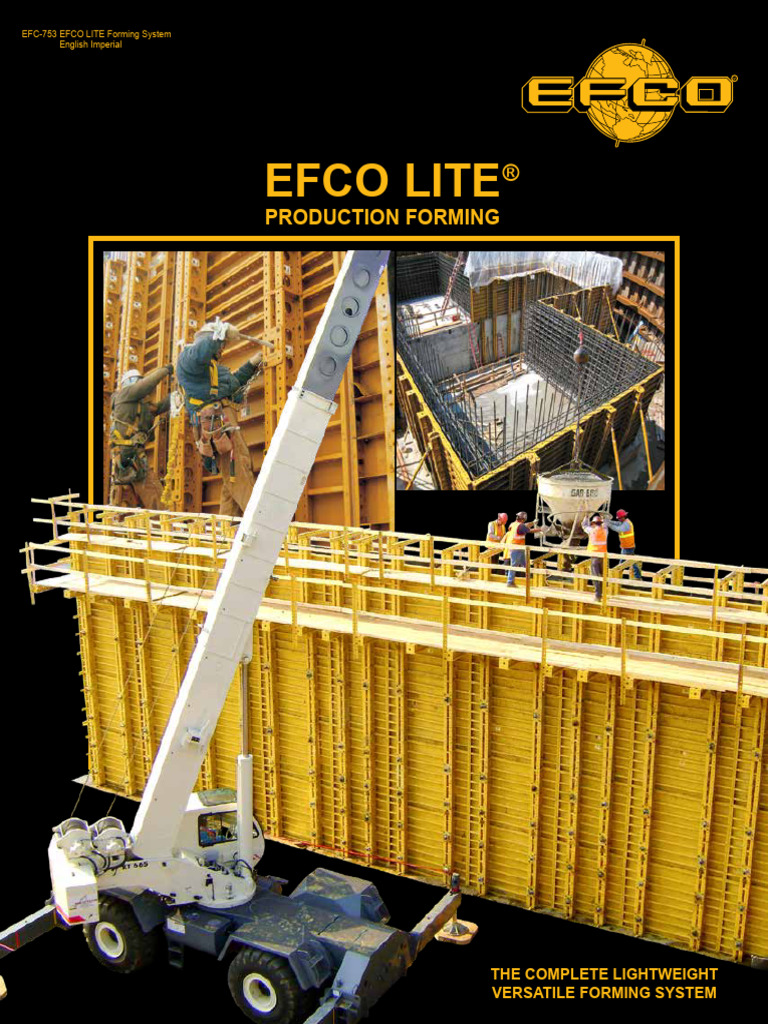EFCO LITE Lightweight Forming System | PDF | Concrete | Column