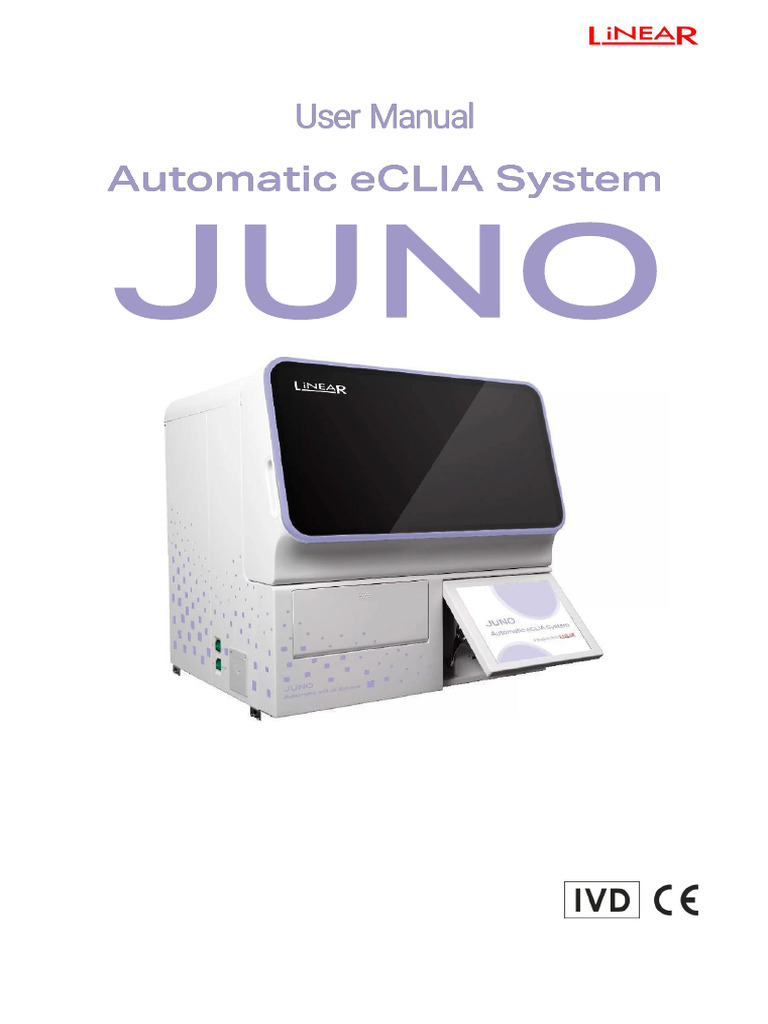 JUNO Automatic eCLIA System Manual | PDF | Waste | Electromagnetic ...