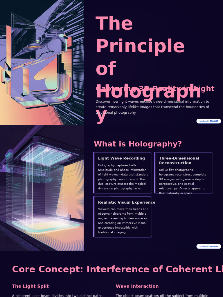 The Principle of Holography | PDF