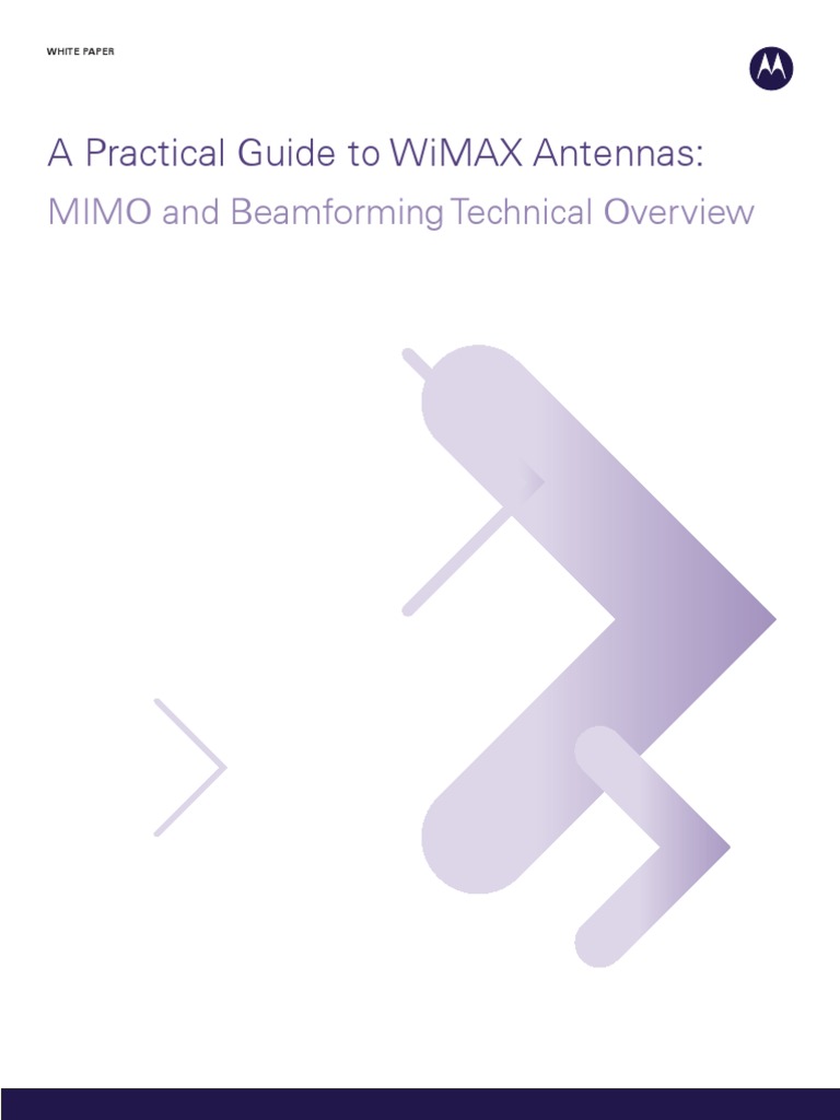 Motorola White Paper On MIMO and Beamforming (Smart Antennas) | PDF ...