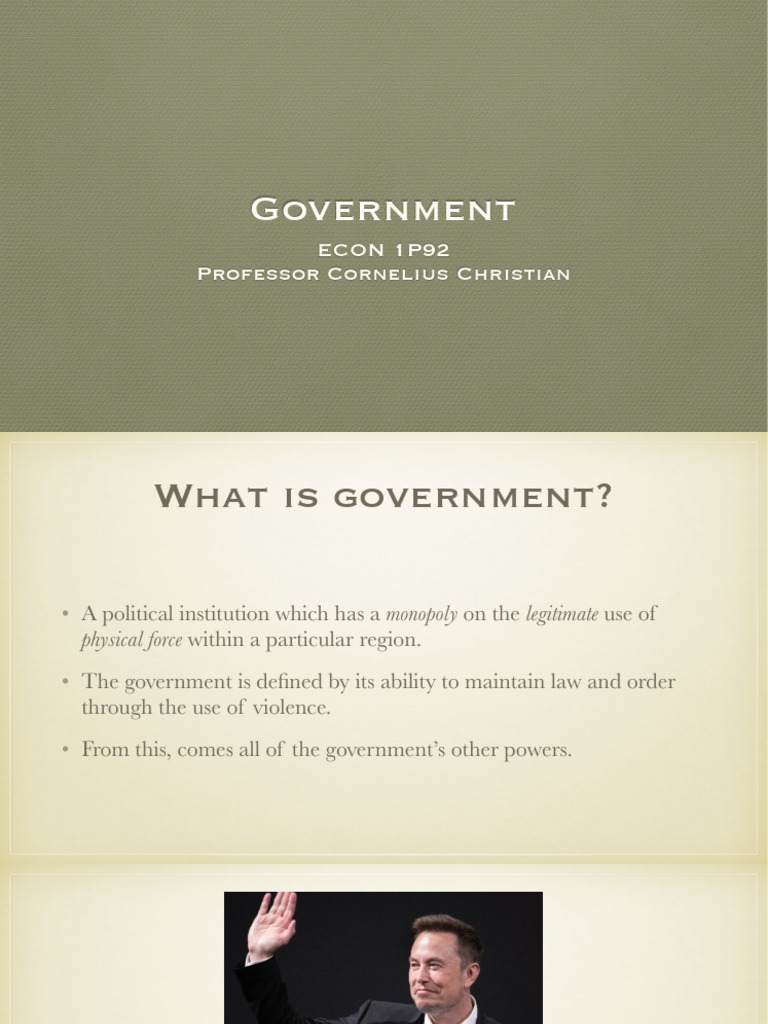 Understanding Government Functions and Finance | PDF