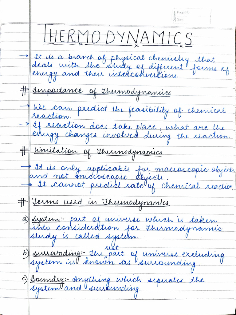 Thermodynamics and Thermochemistry | PDF