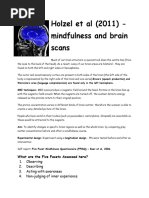 Holzel et al. Study on Mindfulness Effects | PDF | Mindfulness | Brain