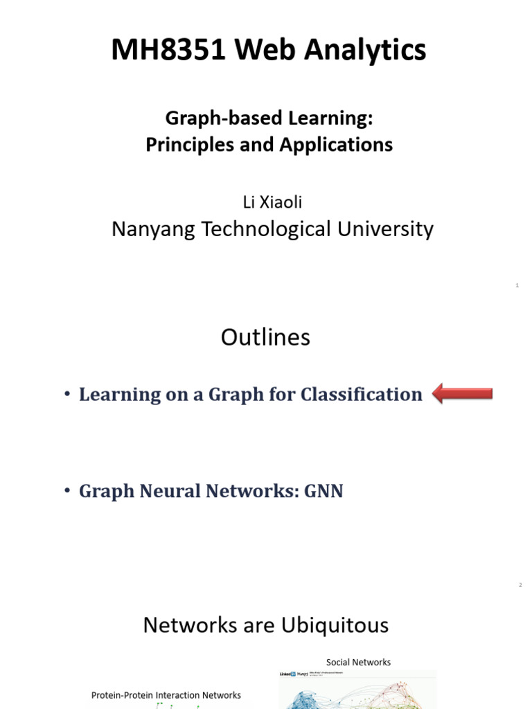 Lecture 4 - Graph Based Learning | PDF | Applied Mathematics ...
