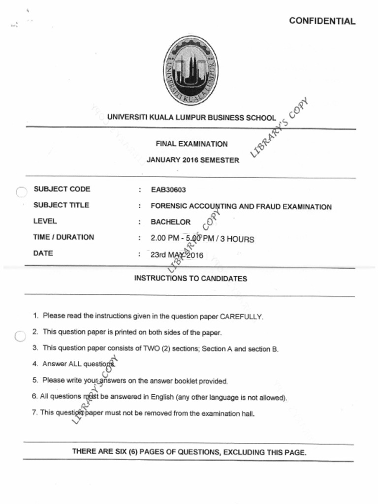 Forensic Accounting and Fraud Examination | PDF