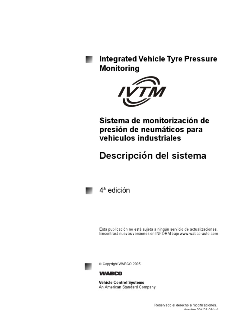 Ivtm Es | PDF | Eje | Neumático