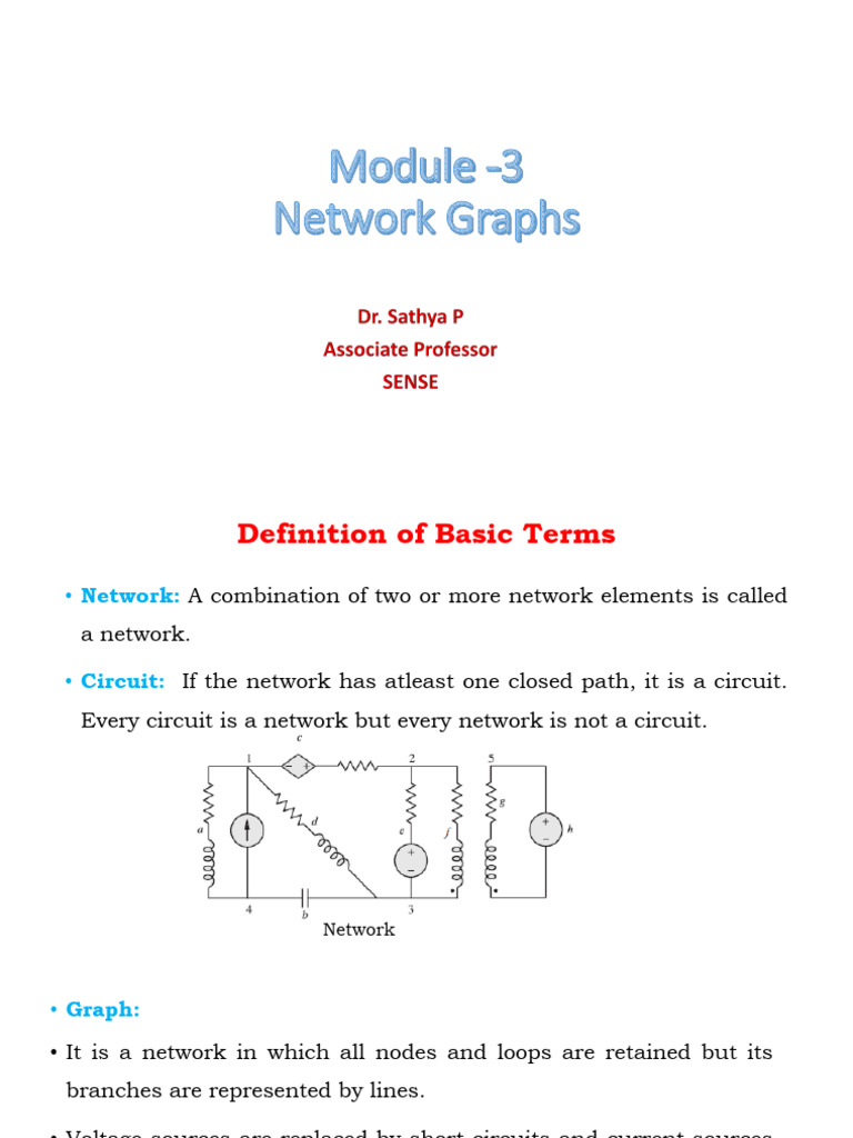 Understanding Network Graphs and Terms | PDF | Vertex (Graph Theory ...