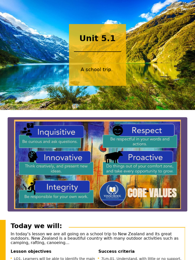 School Trip to New Zealand Activities | PDF | Linguistics | Syntax
