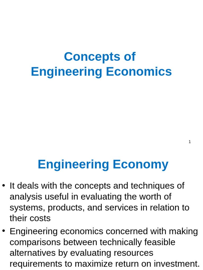 Engineering Economics Fundamentals | PDF | Interest | Percentage