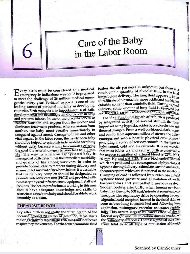 Birth Asphyxia and Birth Injuries Paediatrics | PDF