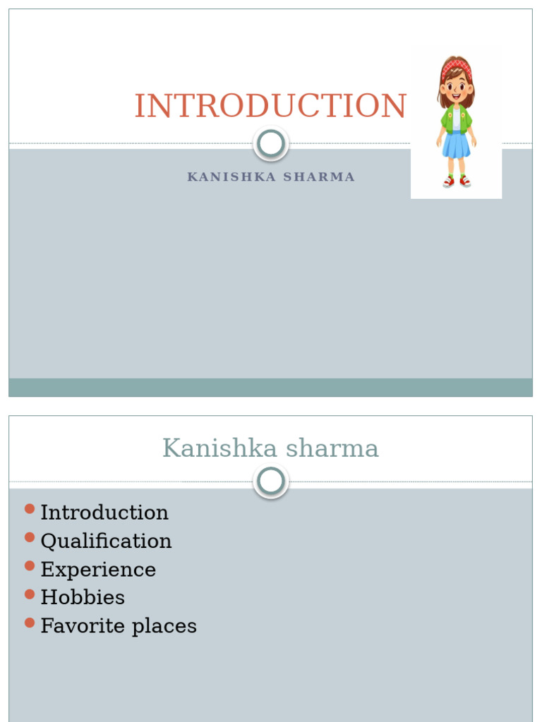 Kanishka Sharma: Profile Overview | PDF