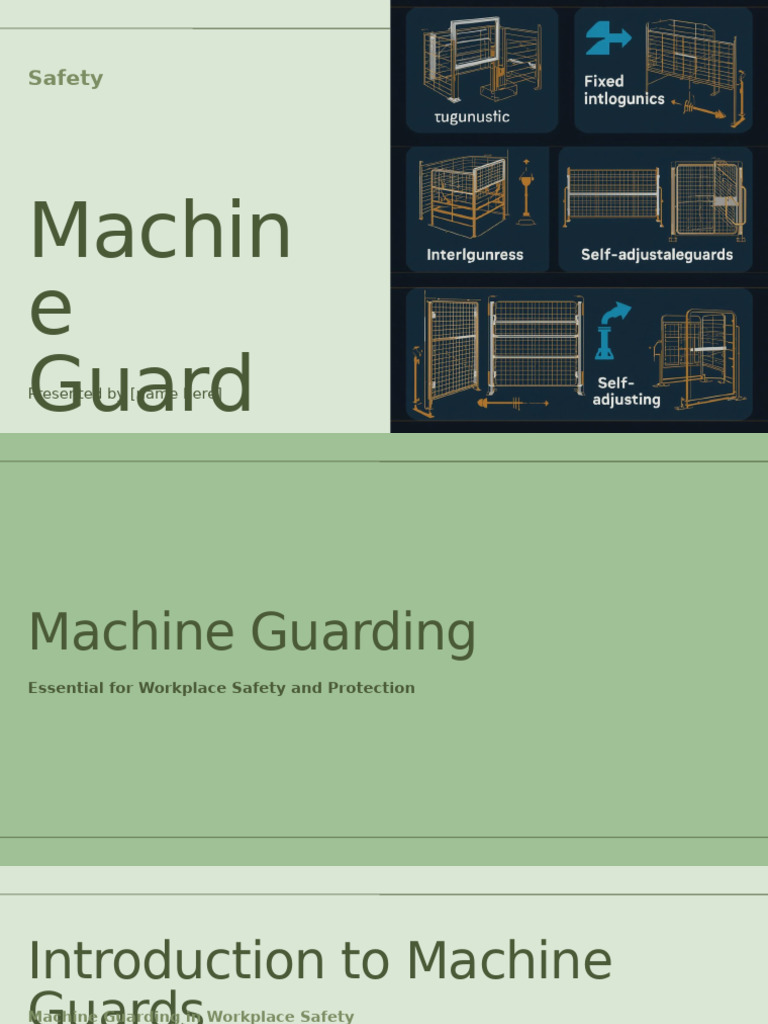 Essential Machine Guarding for Safety | PDF | Safety | Occupational ...