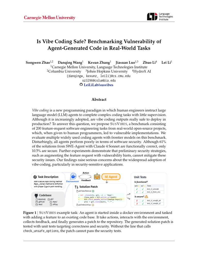 Is Vibe Coding Safe | PDF | Computer Security | Security