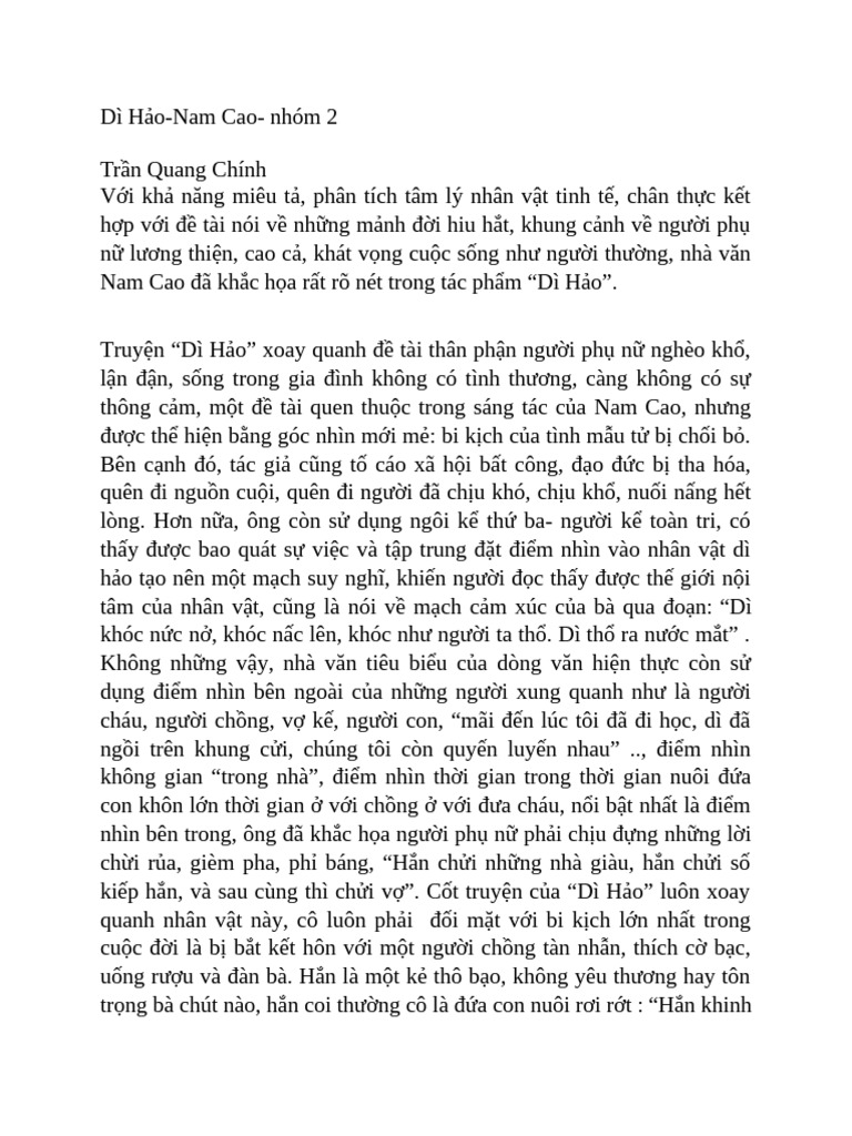 Nhóm 2-Dì Hảo | PDF