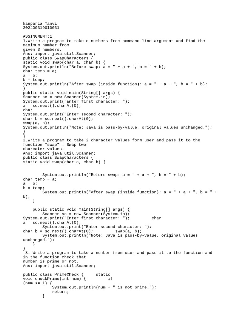 Enrollno 31 Practical Assignment PDF | PDF | Software | Computer Science
