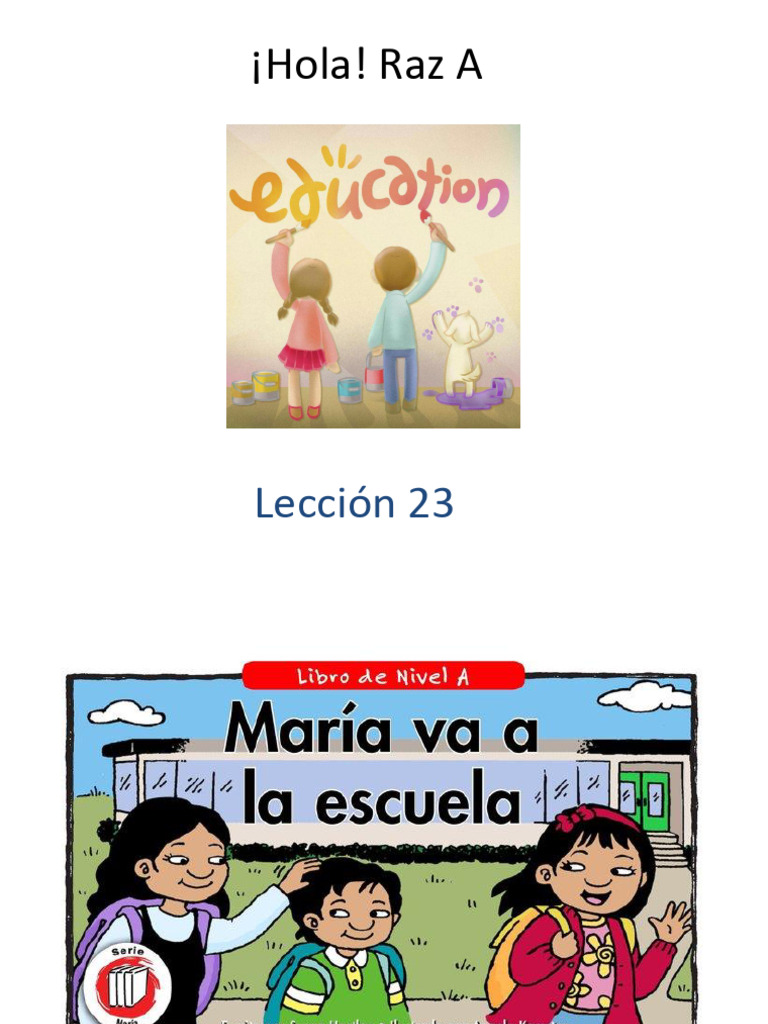 Maria Va A La Escuela | PDF