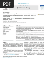 TFCC Repair and Rehab Protocols | PDF | Human Anatomy | Medical Specialties